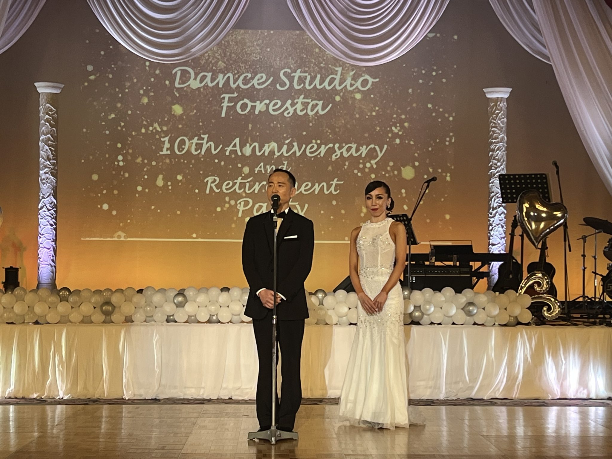 10周年引退記念パーティー🎉🎉 | 静岡県浜松市にある林隆文・林麻里の社交ダンススタジオ、Dance studio Foresta ダンススタジオフォレスタです|社交ダンス 競技ダンス